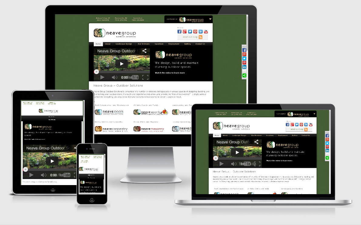 What is Responsive Design? 3 Examples From Landscaping Companies