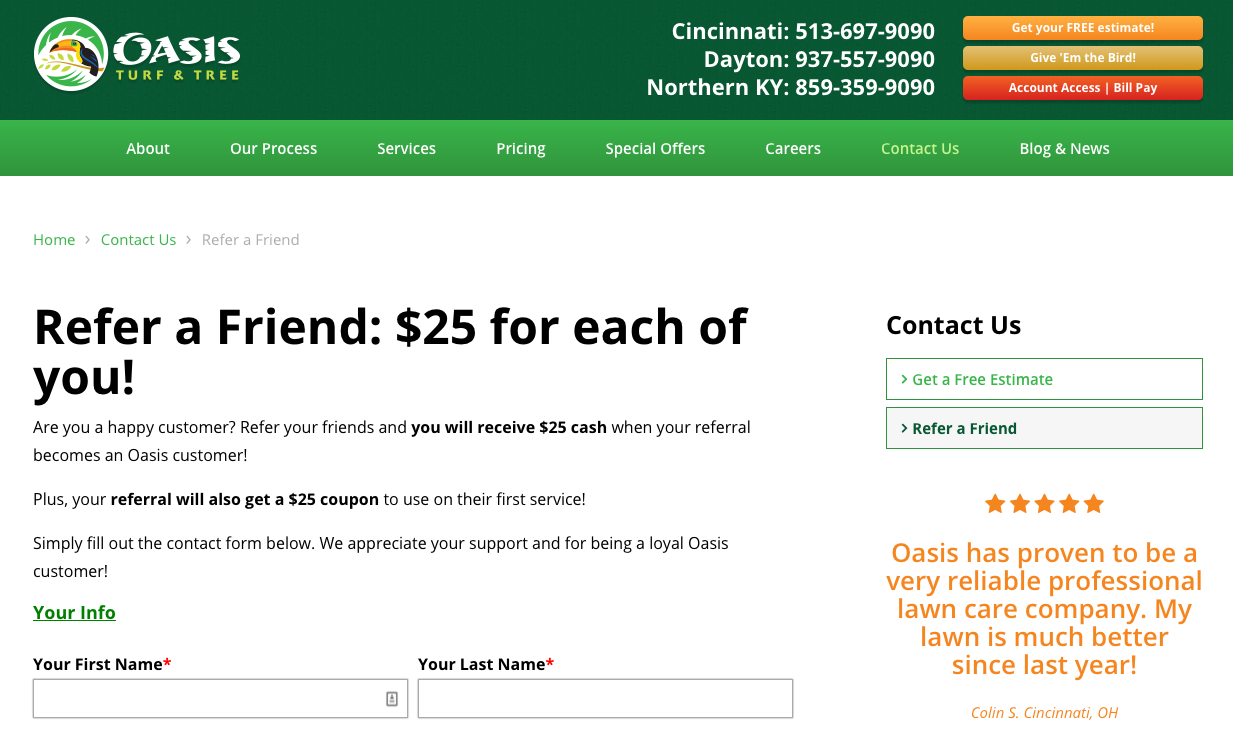 Customer Referral Programs: Tips & Examples for Landscaping, Lawn Care ...