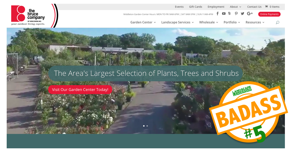 What Makes For A Badass Website? We Graded The Top 100 Landscaping ...